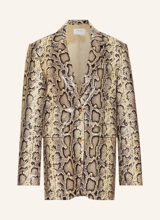 Sportmax Sportmax Lederblazer Fiorigi beige