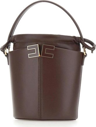 Elisabetta Franchi Femme, Sacs, Brun, Taille: ONE Size Sac Seau