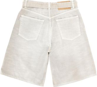 Haikure Cotton Shorts - Beige