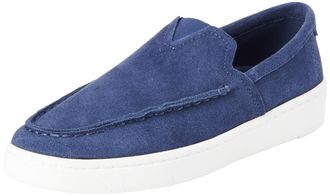Toms Toms Herren TRVL LITE Loafer Flacher Slipper, Kadetblaues Wildleder, 48 EU