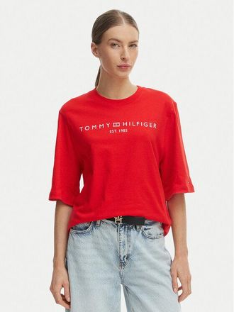 Tommy Hilfiger T-Shirt WW0WW47811 Orange Relaxed Fit