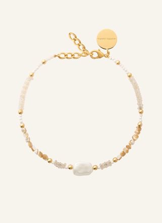 Vanessa Baroni Vanessa Baroni Halsketten Shore Necklace Taupe By Glambou gold