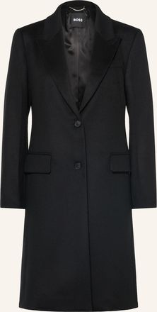 HUGO BOSS Wollmantel Classin schwarz
