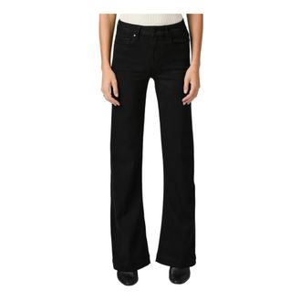 Paige Leenah Schlaghose - - Jeans - Damen - Schwarzk - W26