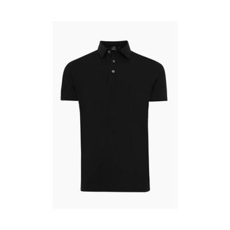 Genti 3 Knopf Schwarz Polo - - Tops - Herren - Schwarzk - S