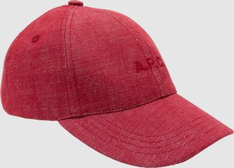 A.P.C. Casquette Charlie Rouge