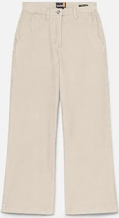 Timberland Gewaschene Cordhose mit weitem Bein f&uuml;r Damen in Beige, Damen, Beige, Gr&ouml;&szlig;e