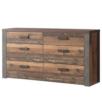 Loftscape home24 Sideboard 156 x 83 x 41cm Braun