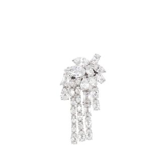 Self Portrait Femme, Accessoires, Blanc, Taille: ONE Size Pf26 Knot Earrings