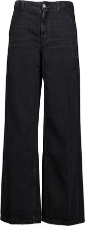 Goldgarn Denim Wallstadt Twisted Wide Leg - - Jeans - Damen - Schwarzk - W25 L32