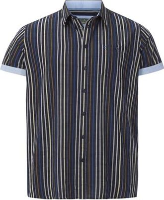 Charles Colby Homme Chemise À Manches Courtes Duke Erec Bleu Foncé, L - 41/42