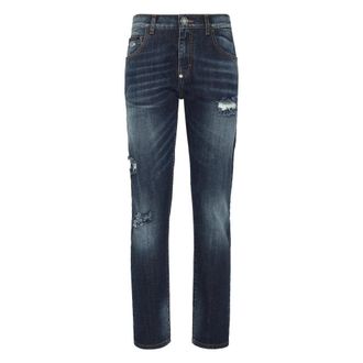 Philipp Plein Denim Hosen Ex Boyfriend Fit - - Jeans - Damen - Blau - W28
