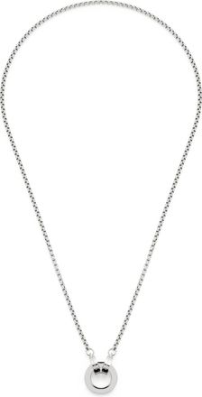 Leonardo Halskette Clip & Mix Lolita - Venezianer-Kette aus silberfarbenem Edelstahl - kurze Basickette mit Ring für Charm-Anhänger - 43 cm Länge - Schmuck Ges