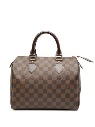 Louis Vuitton sac &agrave; main Speedy 25 (2006) - Marron