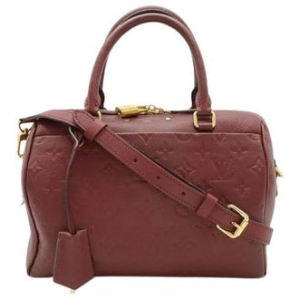 Louis Vuitton Sac &agrave; main vintage en toile Pre-owned - Femme - Pre-owned - Rouge - Taille: ONE Size