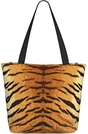 AOOEDM Sac &agrave; provisions en peau danimal de tigre pour femme 13 x 11 x 7 pouces. Le cadeau parfait pour la Saint-Valentin. Cest de la Saint-Valentin pour mama