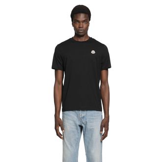 Moncler Logo Cotton Jersey T-Shirt