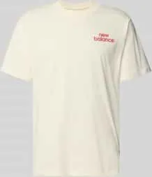 New Balance Regular Fit T-Shirt aus reiner Baumwolle Modell INTELLIGENT