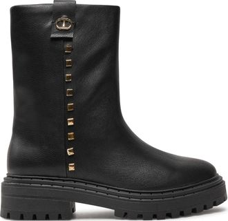 Twin-Set Stiefeletten TWINSET Biker 242TCP074 Schwarz