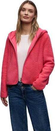 Street One Damen Teddy-Jacke mit Kapuze