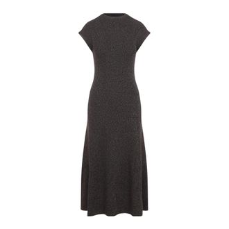 Ralph Lauren Geripptes S&auml;ulenkleid mit Rundhalsausschnitt und Fl&uuml;gel&auml;rmeln - - Dresses - Damen - Braun - M