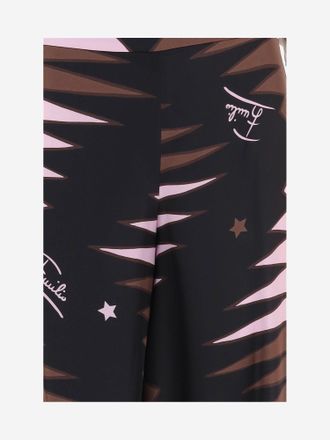 Emilio Pucci Valdimontone Print Silk Trousers - Multicolor