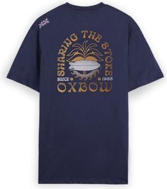 Oxbow Tee-shirt manches courtes STOKED Ete 2026 Manches courtes, Col rond, Motif sur le dos
