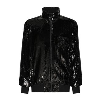 Dolce & Gabbana Stylische Jacke f&uuml;r M&auml;nner - - Jackets - Herren - Schwarzk - XS