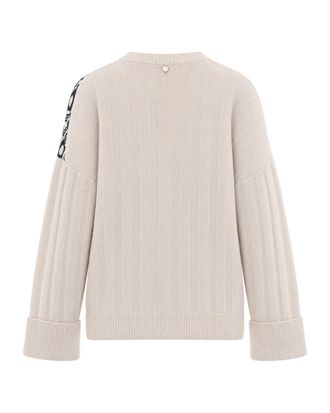 Liu Jo Fair Isle Jacquard Sweater - Beige