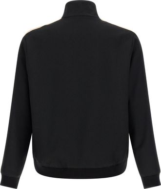 Valentino Garavani Turtleneck with VGold Logo Sweatshirt - Black