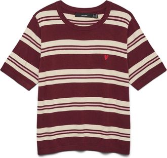 Vero Moda Vmcarmelia Ss O-Neck Pullover