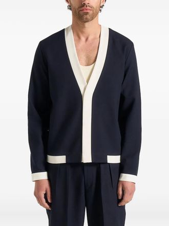 Manière De Voir cardigan Clovis à patte de boutonnage - Bleu