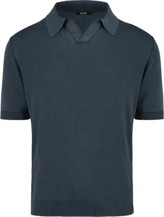 Bomboogie Homme, Pulls, Bleu, Taille: M Pull en coton avec col ch&acirc;le