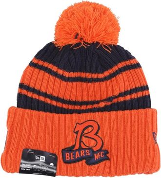 New Era Chicago Bears Pom Pom Beanie Hat - - Accessories - Herren - Mehrfarbig - ONE SIZE