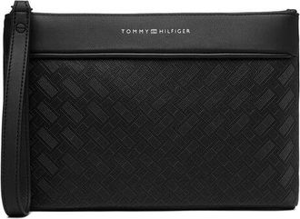 Tommy Hilfiger Umh&auml;ngetasche Th Modern Monogram Pouch AM0AM14826 Schwarz