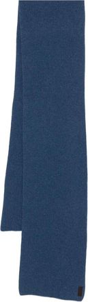 Paul & Shark Homme, Accessoires, Bleu, Taille: ONE Size Ribbed Wool-blend Scarf