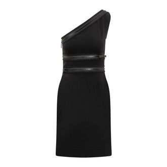 Dsquared2 Mini-Kleid mit Rei&szlig;verschlussdetail - - Dresses - Damen - Schwarzk - L