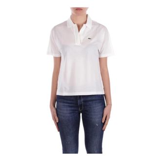 Lacoste Creme Polo Shirts und Polos - - Tops - Damen - Wei&szlig; - XS