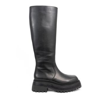 Sergio Moretti Schwarze lange Stiefel - - Shoes - Damen - Schwarzk - 40 EU