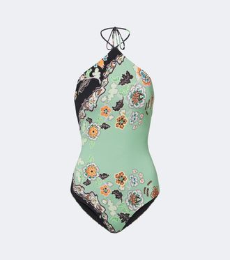 Roberto Cavalli Maillot de bain &agrave; fleurs