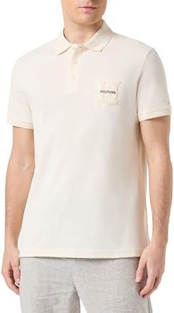 Tommy Hilfiger Boucle H Embro REG Polo MW0MW34771 Manches Courtes, Beige (Calico), 3XL Homme