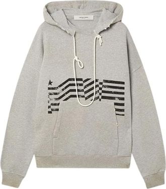Golden Goose Homme, Sweatshirts et sweats &agrave; capuche, Gris, Taille: XL Journey Sweat &agrave; capuche