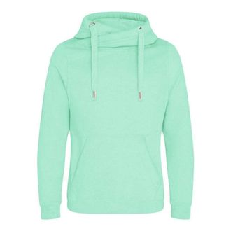 Awdis Just Hoods JH021 Unisex Nacken die Kreuzung Kapuzenpullover - Pfefferminze - 2XL