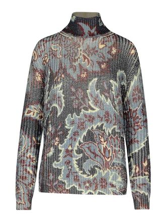 Etro Pull Col Roulé - Multicolore