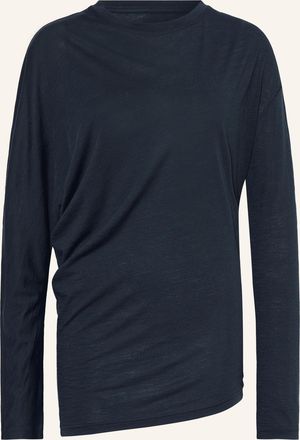 super.natural Funktionsshirt Yoga Loose Mit Merinowolle blau