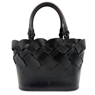 Prada Pre-owned 1Bg318 Sac fourre-tout - Femme - Pre-owned - Noir - Taille: ONE Size