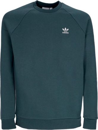 adidas Mintgr&uuml;nes Essential-Sweatshirt mit Rundhalsausschnitt - - Sport - Herren - Gr&uuml;n - XL