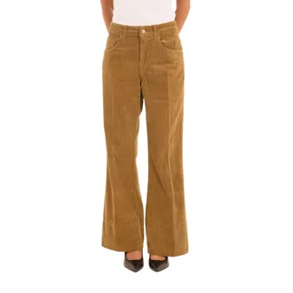 Kaos Ausgestellte Cordhose - - Trousers - Damen - Braun - W29