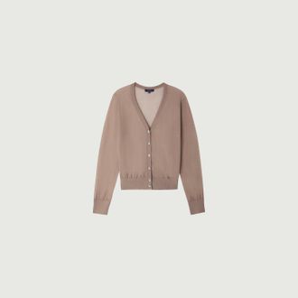 SOEUR CARDIGAN ETRETAT TAUPE