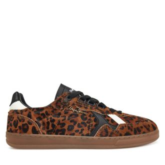 Pepe Jeans London Sneakers Pepe Jeans Ball Print W PLS000013 Braun